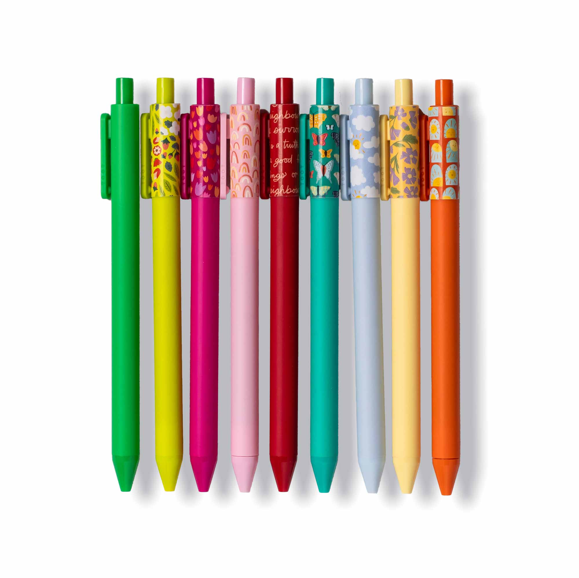 Individual Coloured Gel Pens – Pedaller Designs