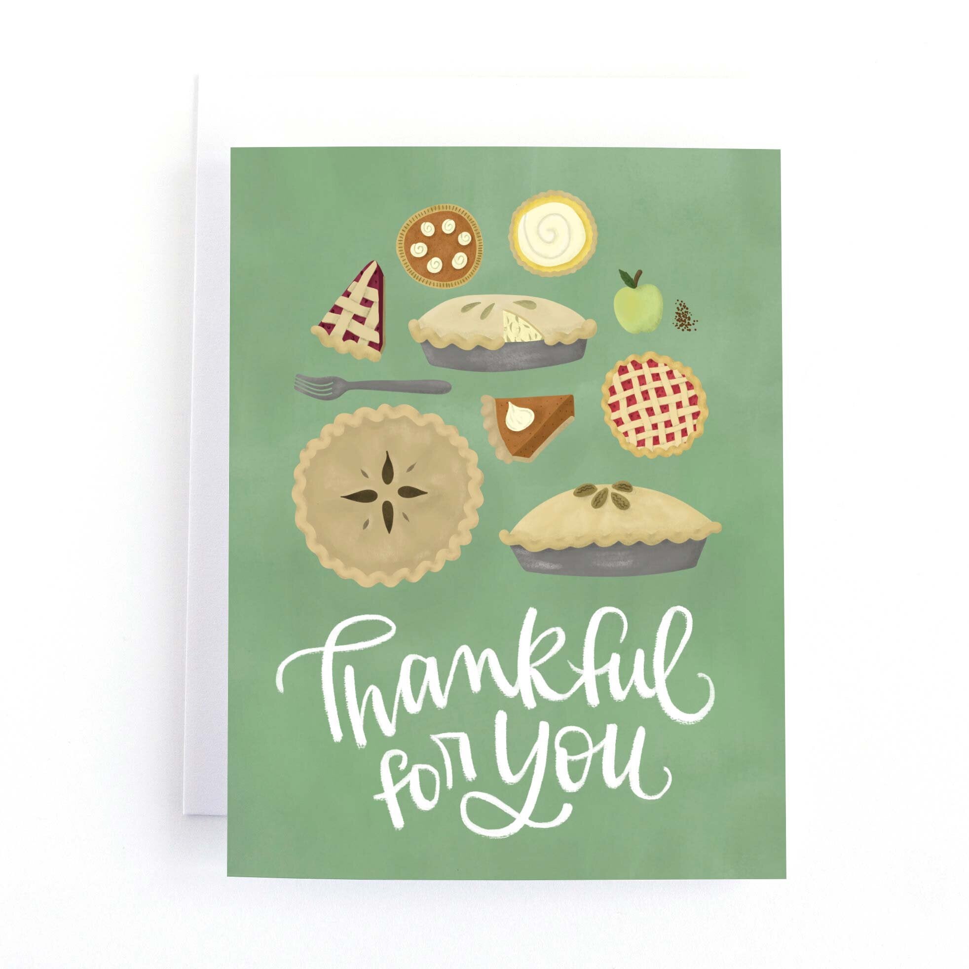 Thanksgiving Pie Card – Pedaller Designs