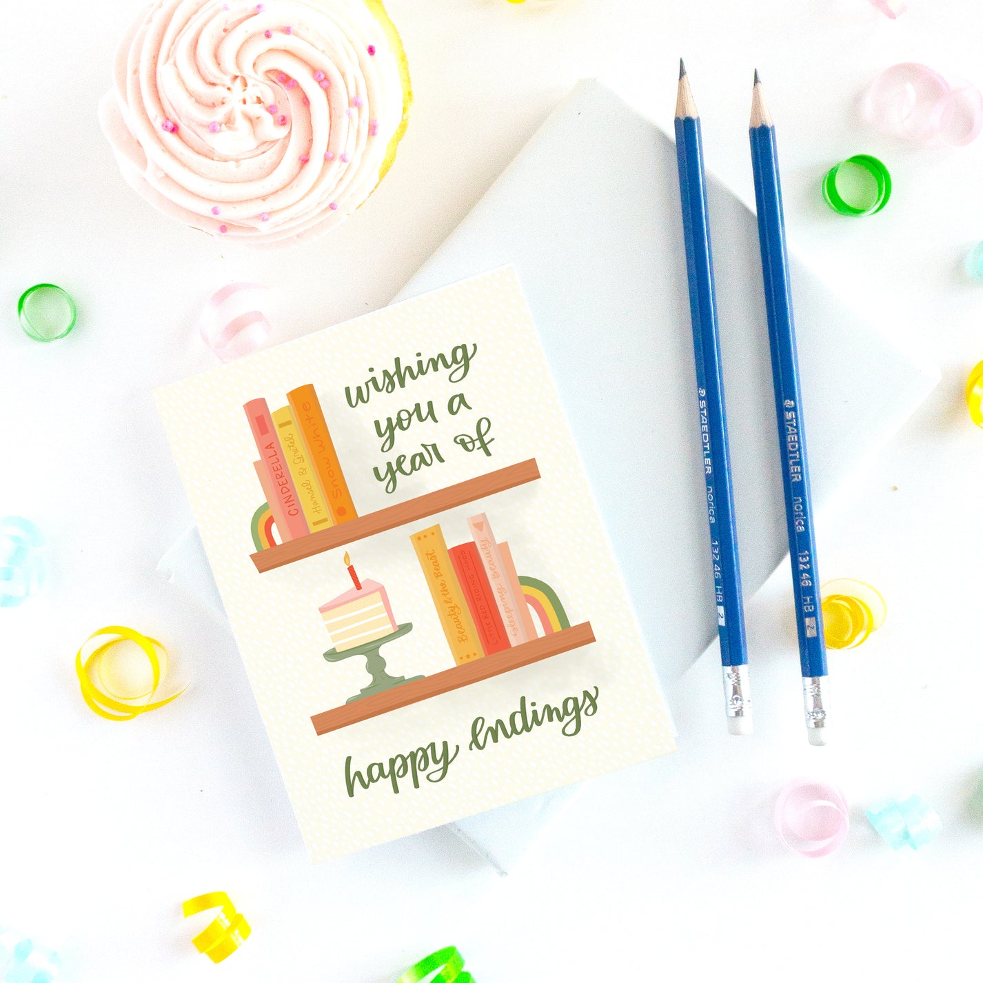 Happy Birthday Book Lover Card – Pedaller Designs