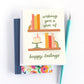 Happy Birthday Book Lover Card – Pedaller Designs