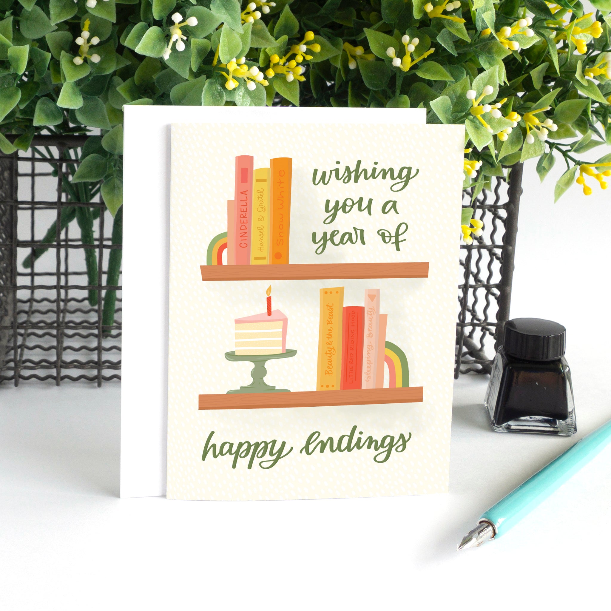 Happy Birthday Book Lover Card – Pedaller Designs